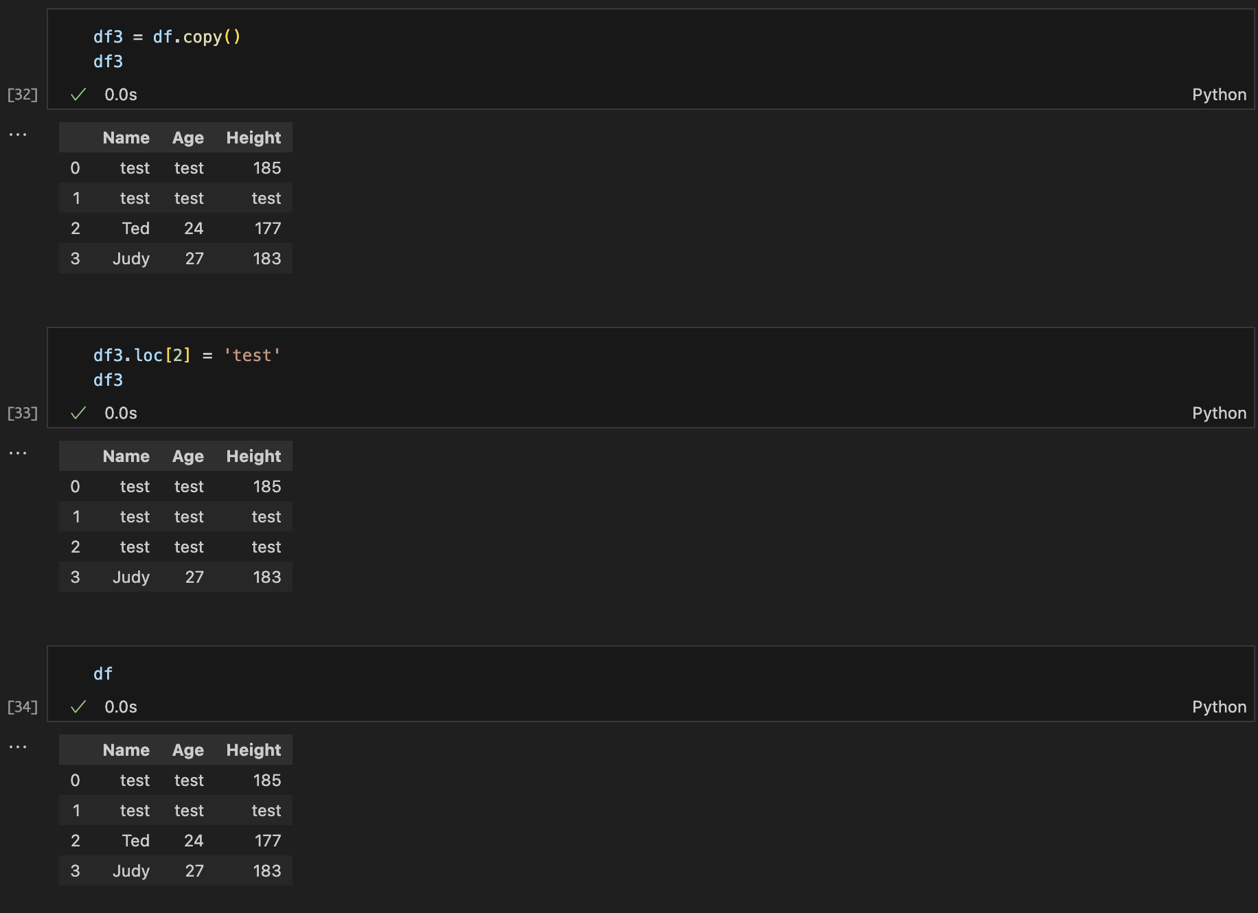 Copy DataFrame | UUBOYSCY ENGINEERING LOGS